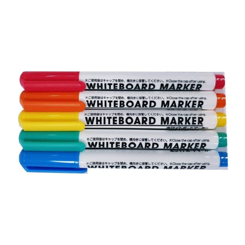 White Board Marker -5 colors - 0.7mm - 0.03in- – Daiso Australia